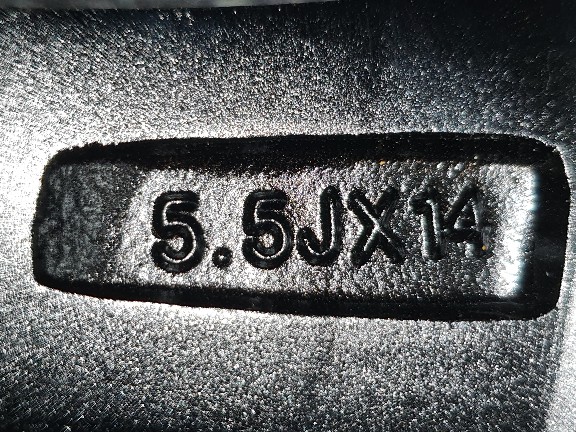 WAE52 ELDDIS Alloy Wheel SILVER 14" 5 Stud Rim Only ..... (NEW) 5.5JX14 ...