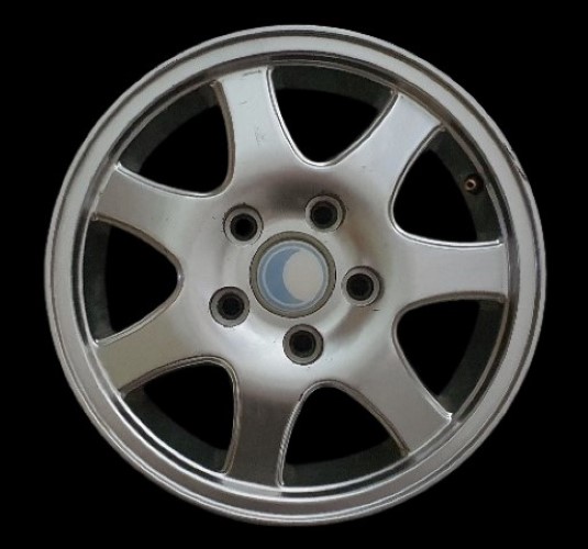 WAL39 LUNAR Alloy Wheel GUNMETAL 14" 5 Stud Rim Only ..... (SECOND HAND ...