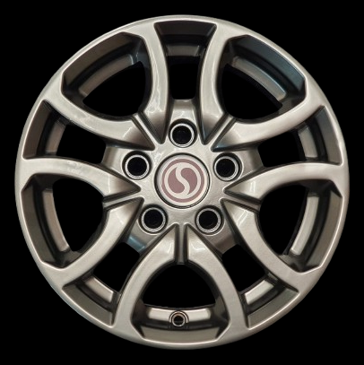WASP50 SPRITE Alloy Wheel GUNMETAL 14" 5 Stud Rim Only (NEW) 5.5JX14H2 ...