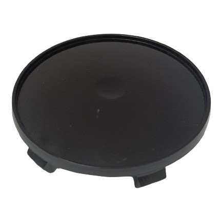 WCC17 UNIVERSAL UK Caravan Wheel Center Cap Black/Silver 68mm ...