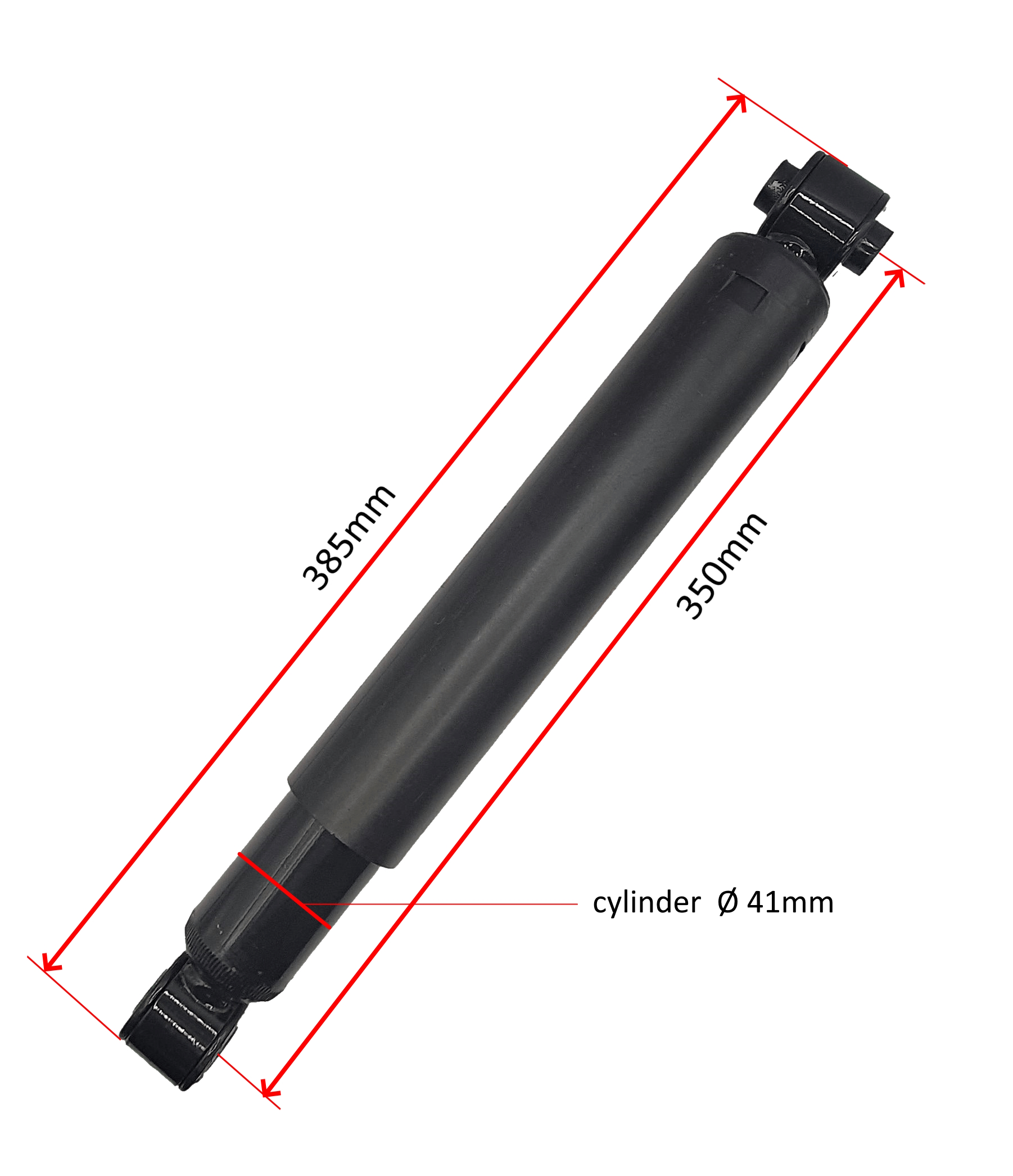 SA3 Wheel Shock Absorber, Black - Affordable Caravans