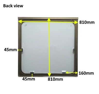 WMF810 ..... Window Middle Front ..... AS NEW ..... UK Caravan ...