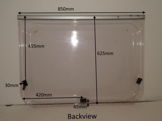 WS850 ... Window (SIDE) Caravan 850mm x 625mm - Affordable Caravans