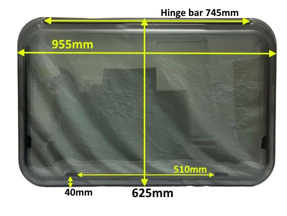 WS955 ... Window (SIDE) (NEW) UK Caravan 955mm x 625mm - Quality ...