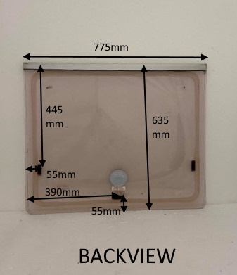 WSC775 ... Window (SIDE)(COMPASS) 1999 Caravan (775mm x 635mm ...