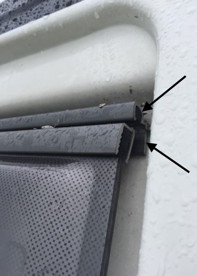 WHT5 Window Hinge Track (BLACK) 940mm - Affordable Caravans