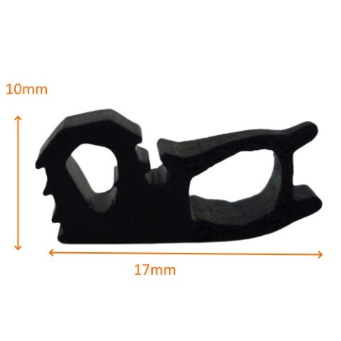 WR10A Window Rubber 5m - Affordable Caravans