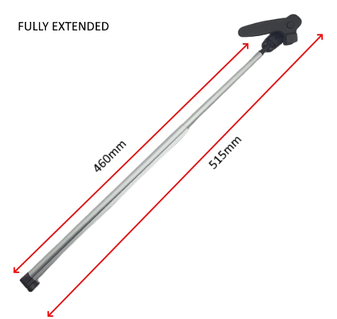 WAD600 mm S4-S5 Dometic Window Arm Left - Affordable Caravans