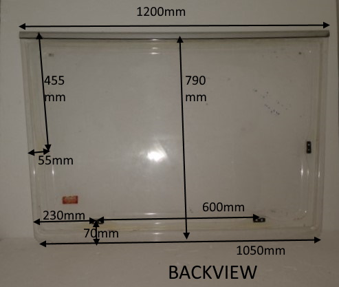 WMF1200 ... Window ... (SECOND GRADE/USABLE) Middle Front (1200mm x ...