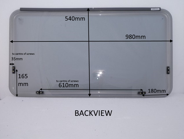 WS980... Window (SIDE) Caravan NEW 980mm x 540mm - Affordable Caravans