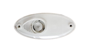 LW8 Clear Front Marker Light Oval Complete - Quality Caravans and Spare ...